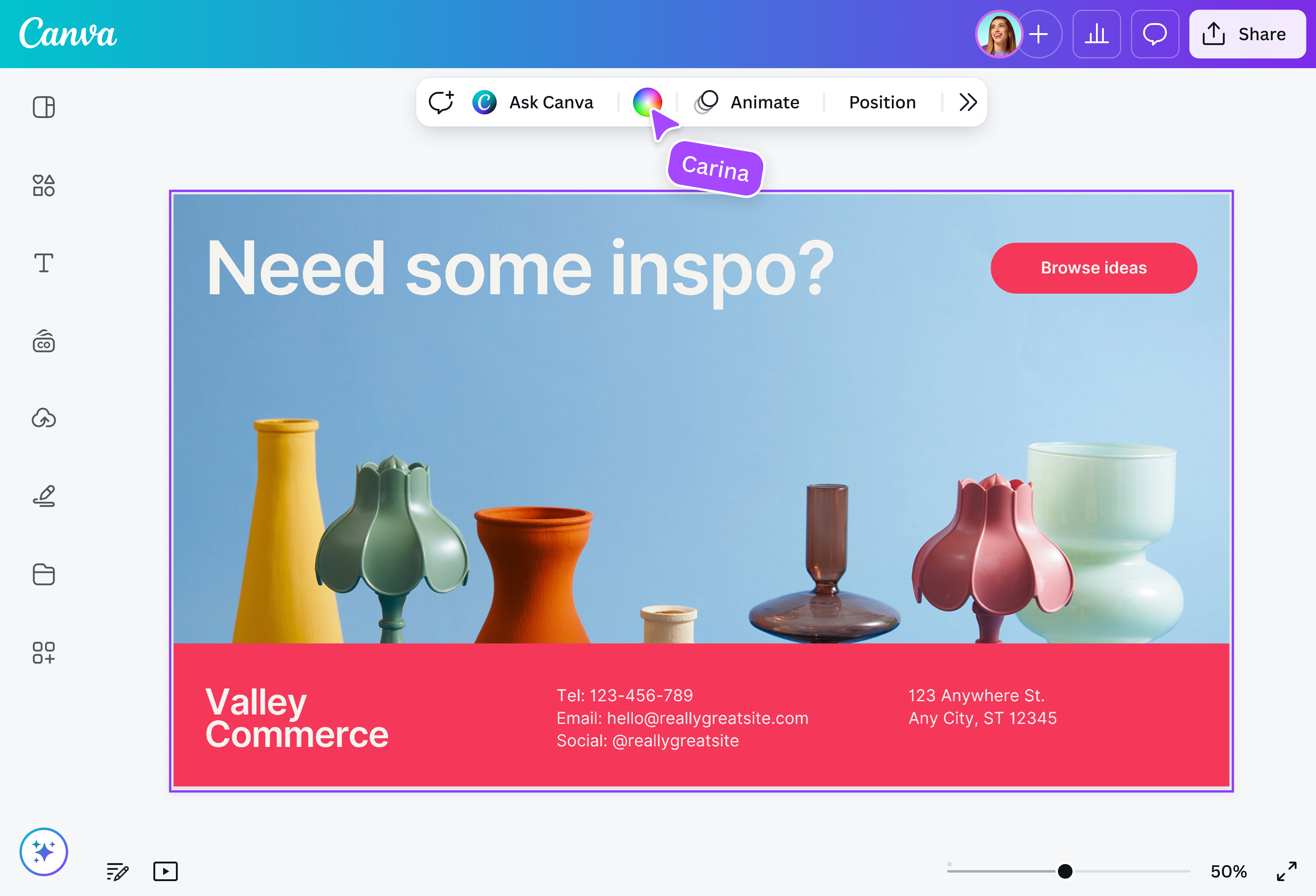 Free website hosting: Launch a site in minutes | Canva