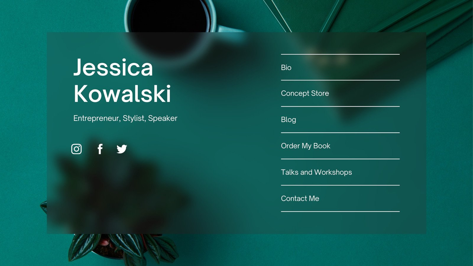 Bio Site Maker: Create A One-page Website For Free | Canva