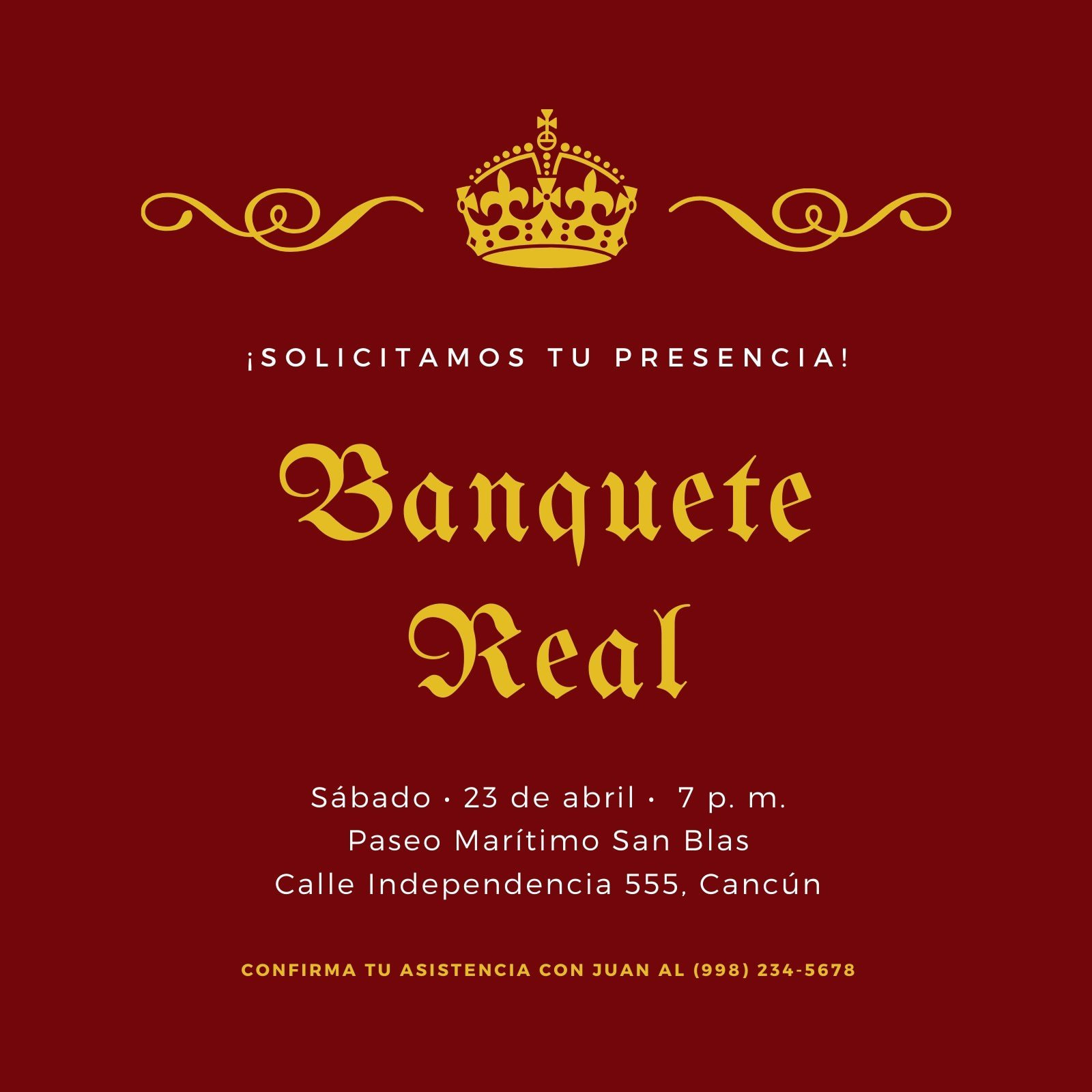 Muestras De Invitaciones Para Eventos Académicos