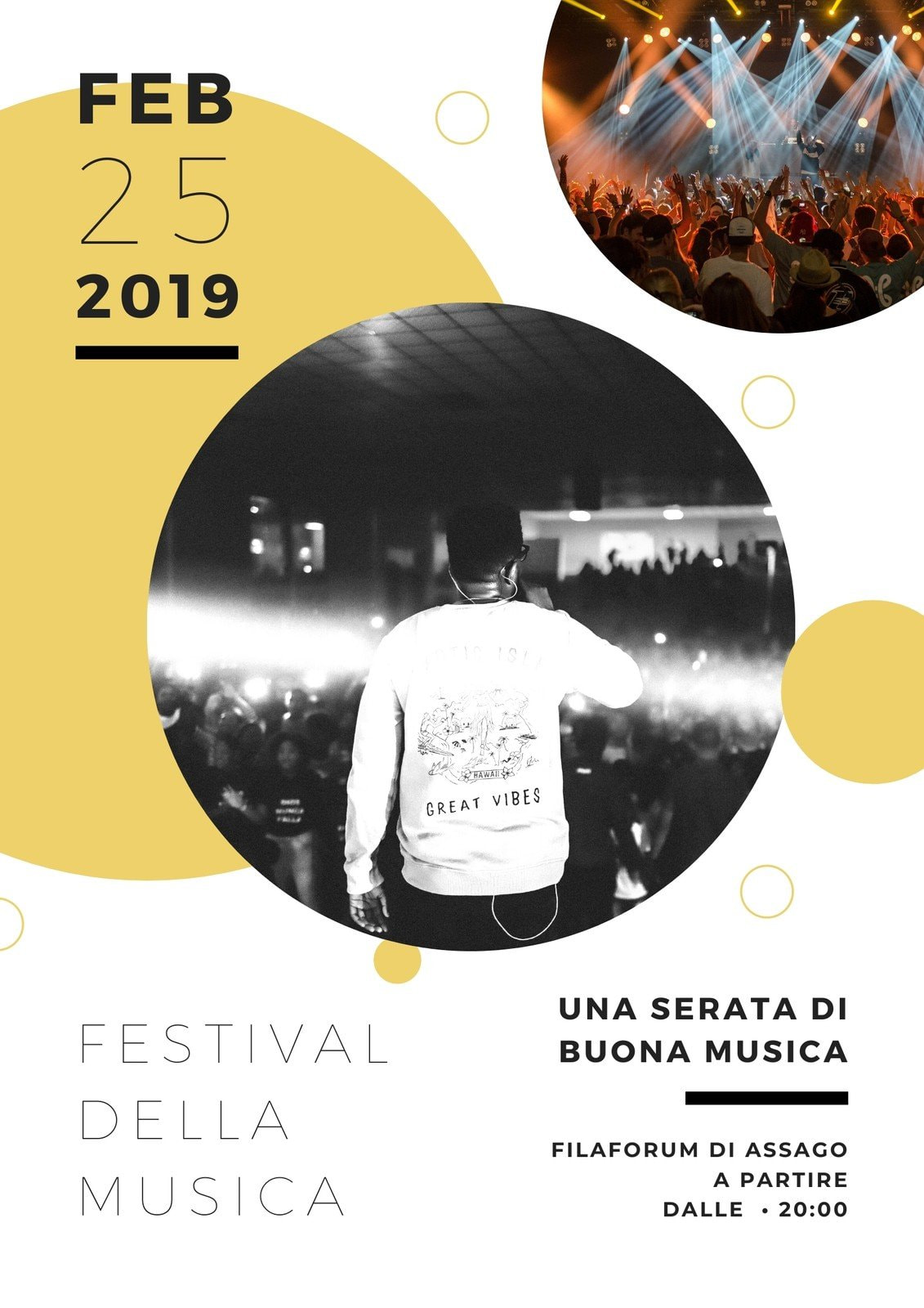 Crea una locandina evento personalizzata gratis online | Canva