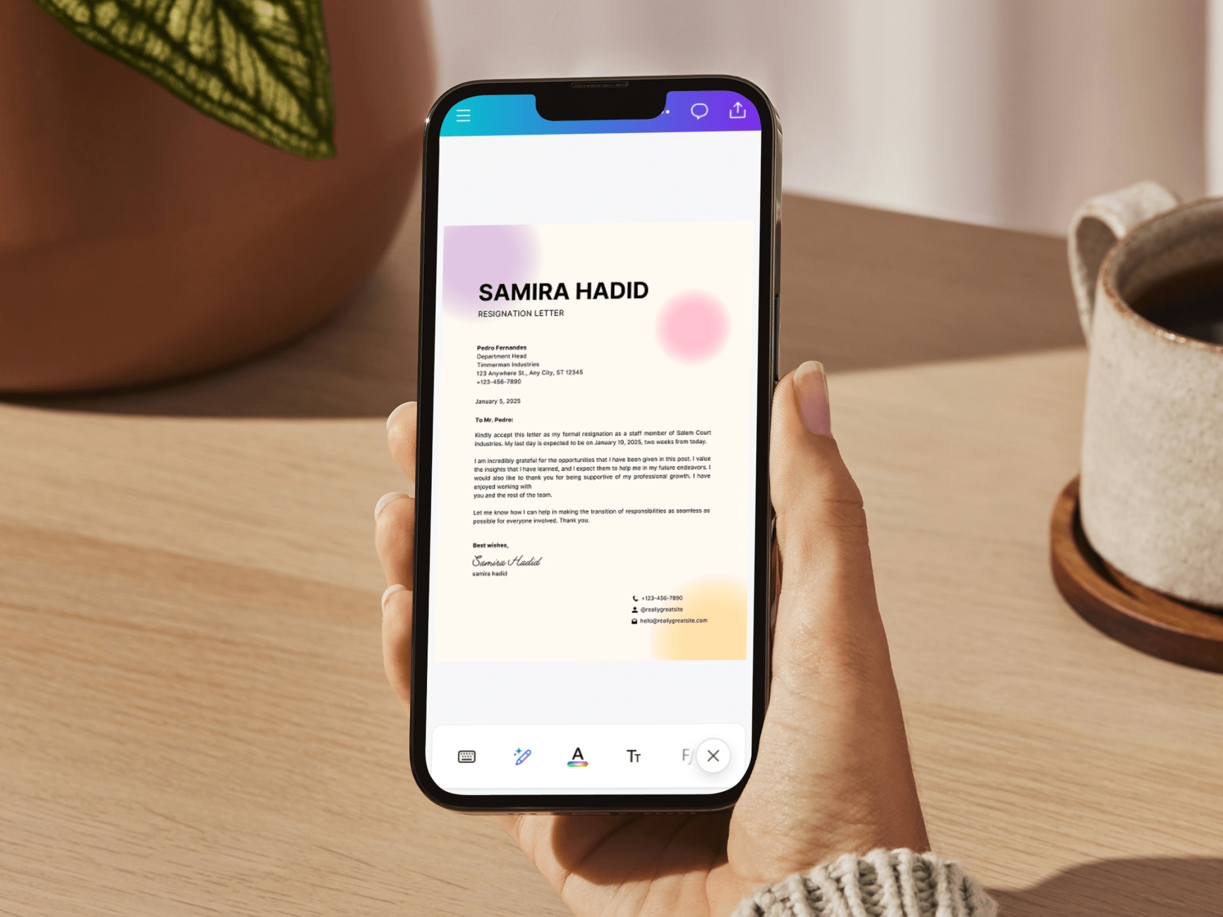 Relieving letter: How to write + free templates | Canva