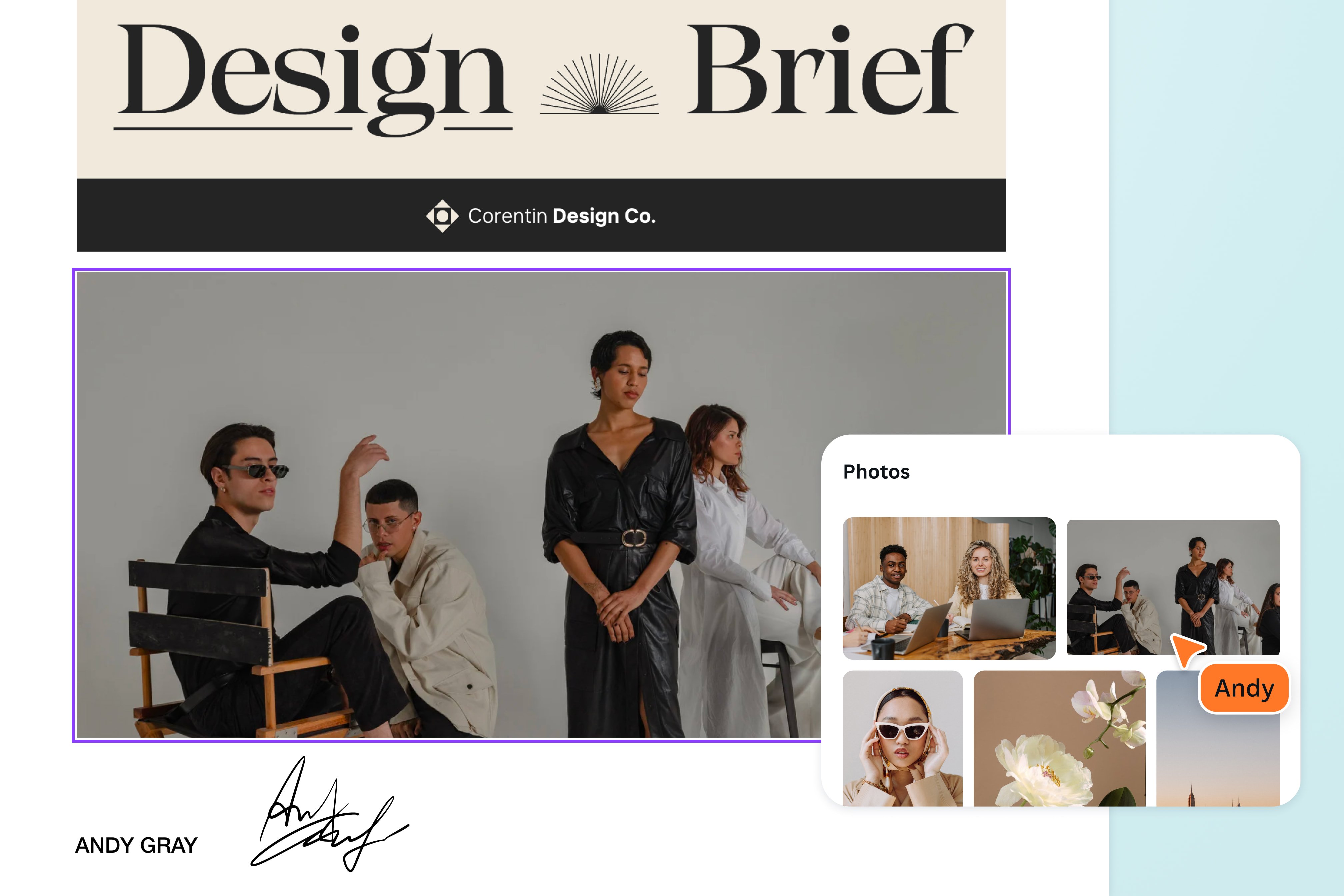 Sign PDFs online for free | Canva