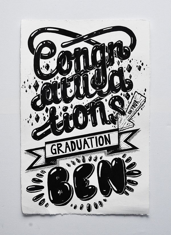 Example Of Lettering Design