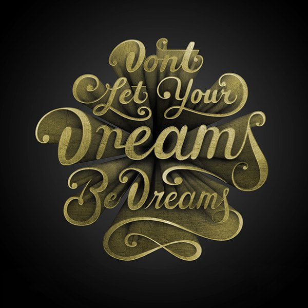 Example Of Lettering Design