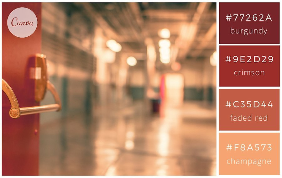 Dark Red Monochromatic Color Palette Monochromatic Color Palette Red