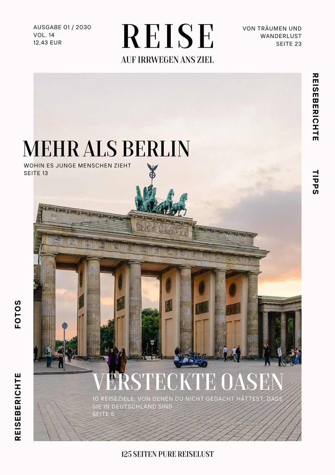 Erstelle tolle Magazin-Cover-Designs | Canva