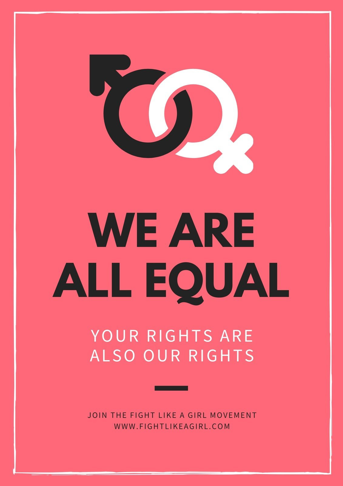 Gender Equality Poster Easy
