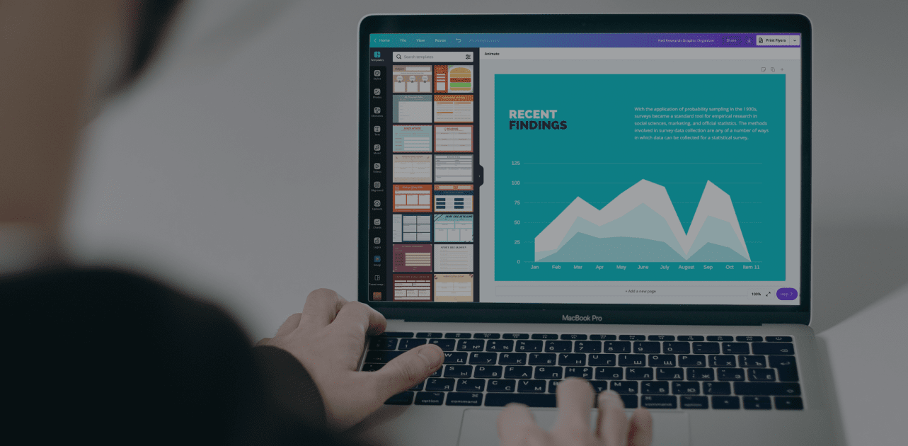 Créateur de graphique en aires en ligne & gratuit- Canva