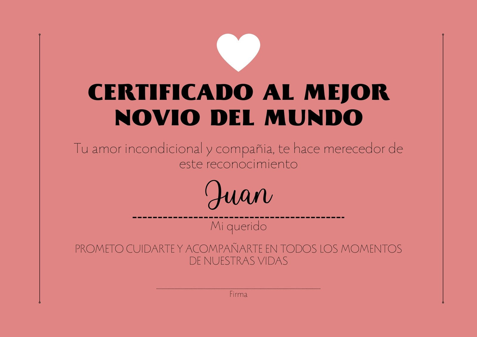 Crear diploma al mejor novio para editar e imprimir | Canva
