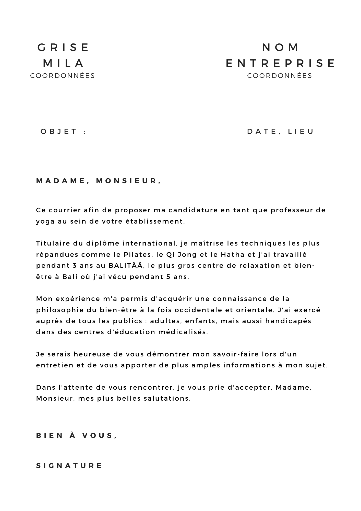 Lettre De Motivation Le TOP 25 Des Mod les Conseils Canva Lettre De Motivation Le TOP 25 Des Mod les Conseils Canva