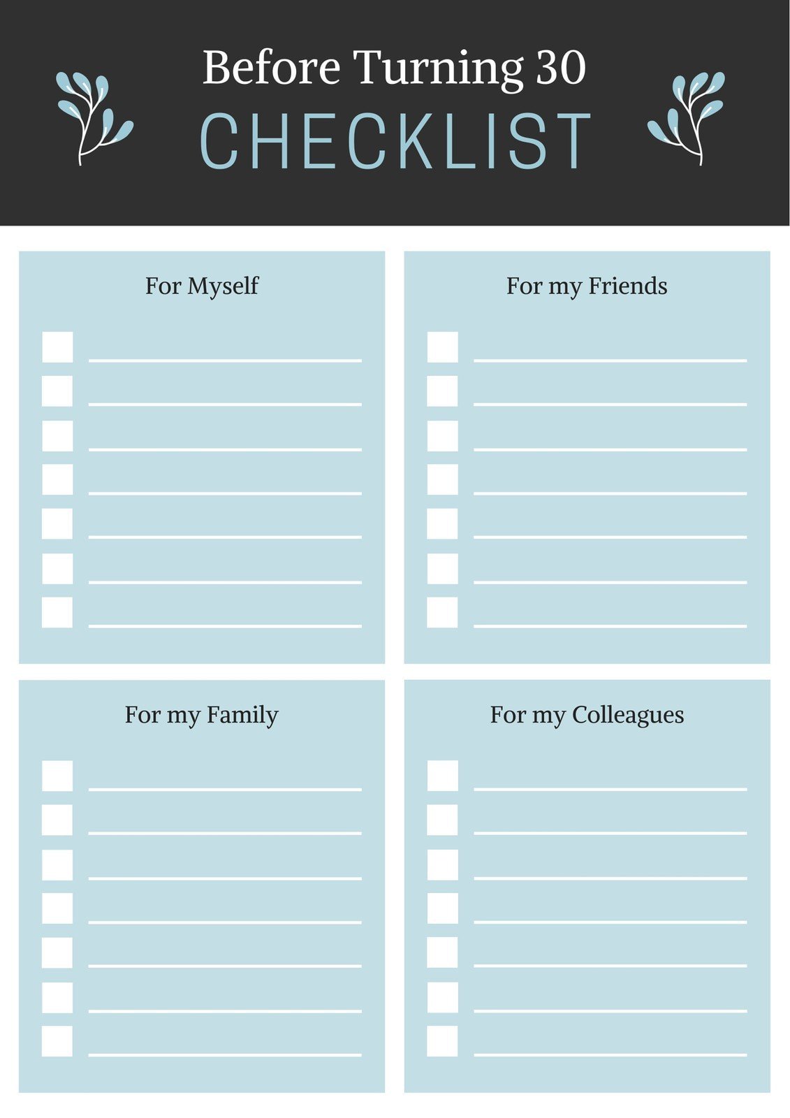 Lag raskt flotte sjekklister og gjøremålslister – Canva