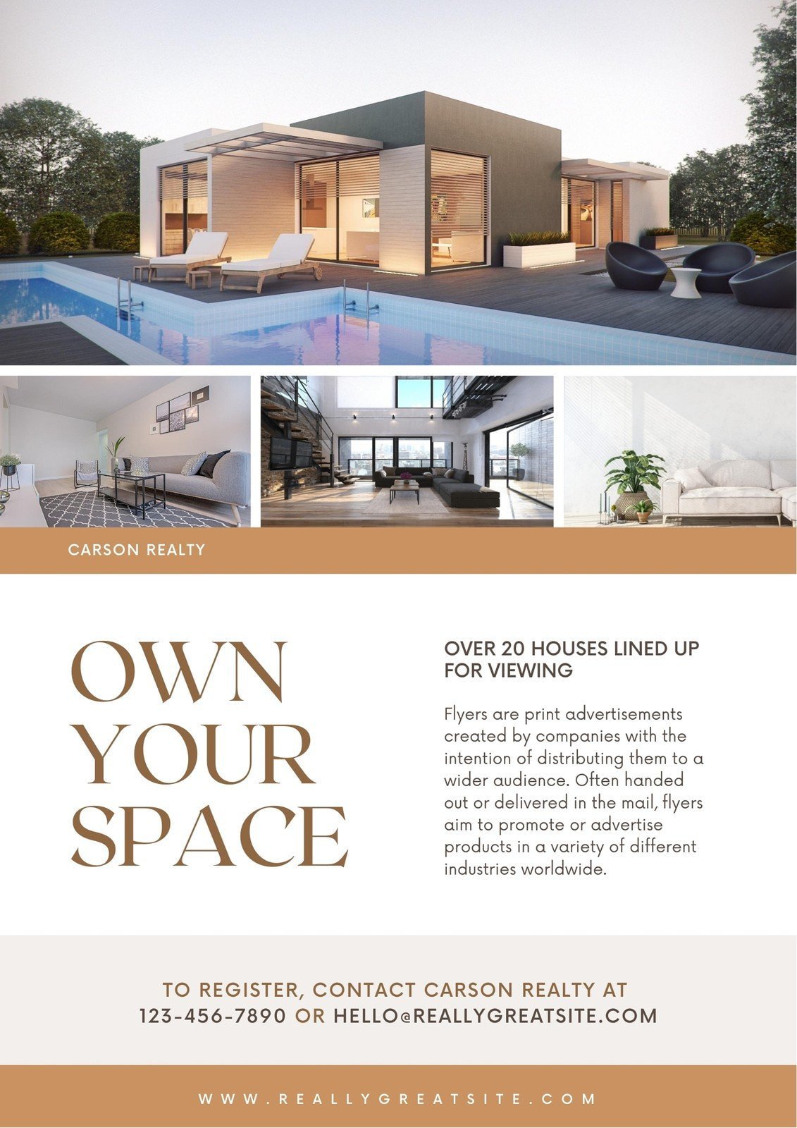 Design Custom Real Estate Flyers With Our Free Layouts