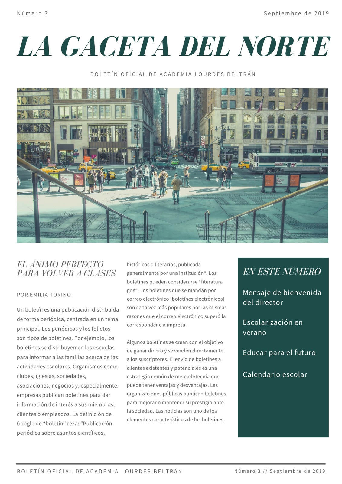 Diseña newsletters o boletines informativos gratis - Canva