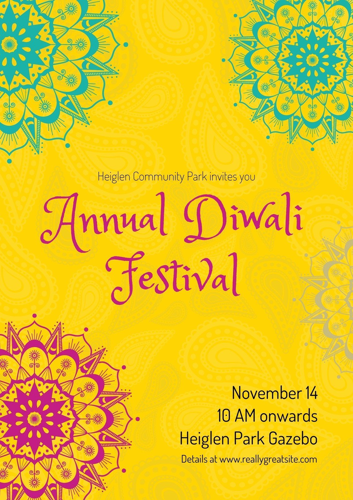 Design Diwali Posters (Free!) Online with Canva