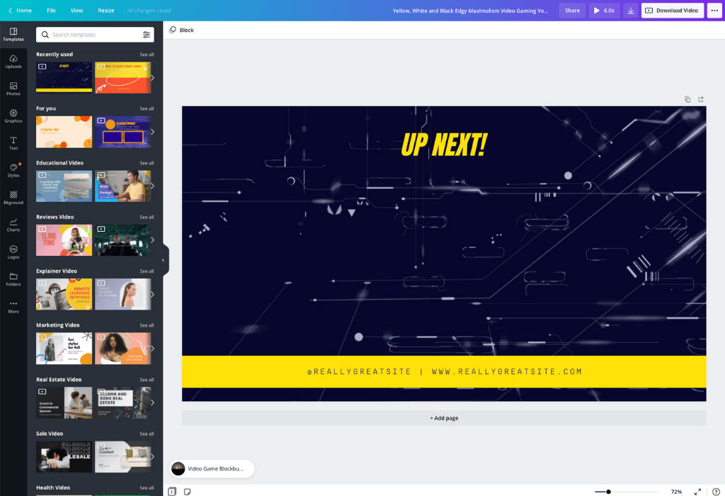 Gratis Outro Video: Buat Outro Video YouTube - Canva
