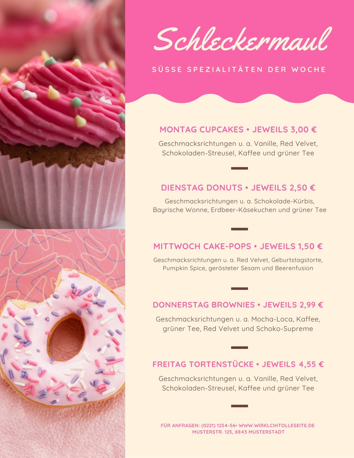 Speisekarte erstellen mithilfe von Design-Vorlagen | Canva