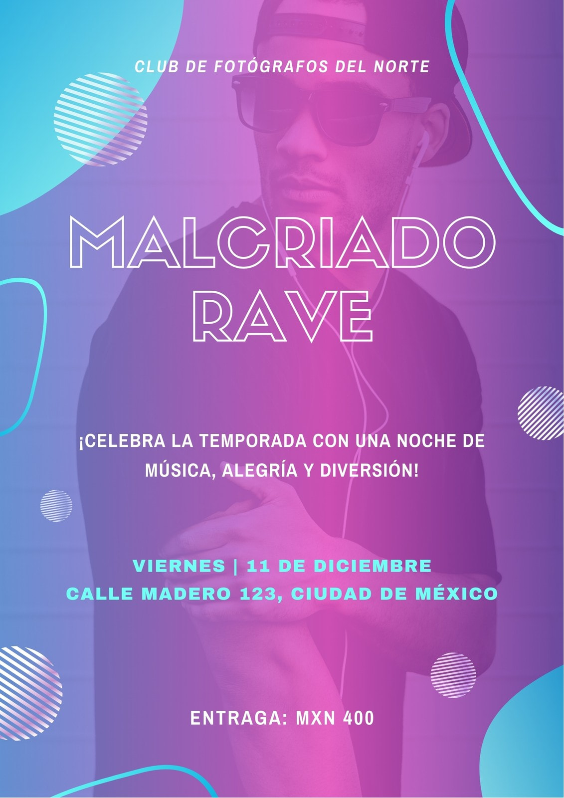 Diseña épicos flyers para fiesta gratis con Canva