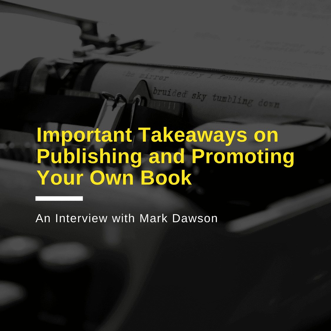 Important takeaways on publishing and promoting your own book: An ...