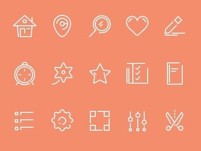 60 free outline icon sets perfect for contemporary designs