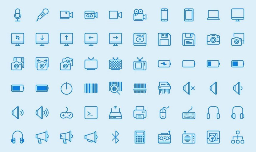 60 free outline icon sets perfect for contemporary designs