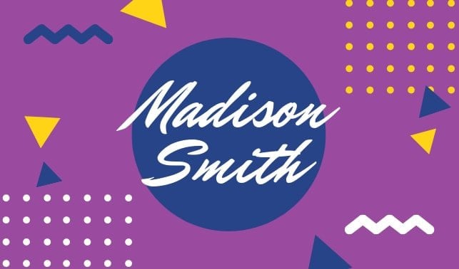 World's most famous people business cards