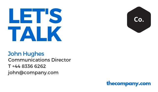 World's most famous people business cards