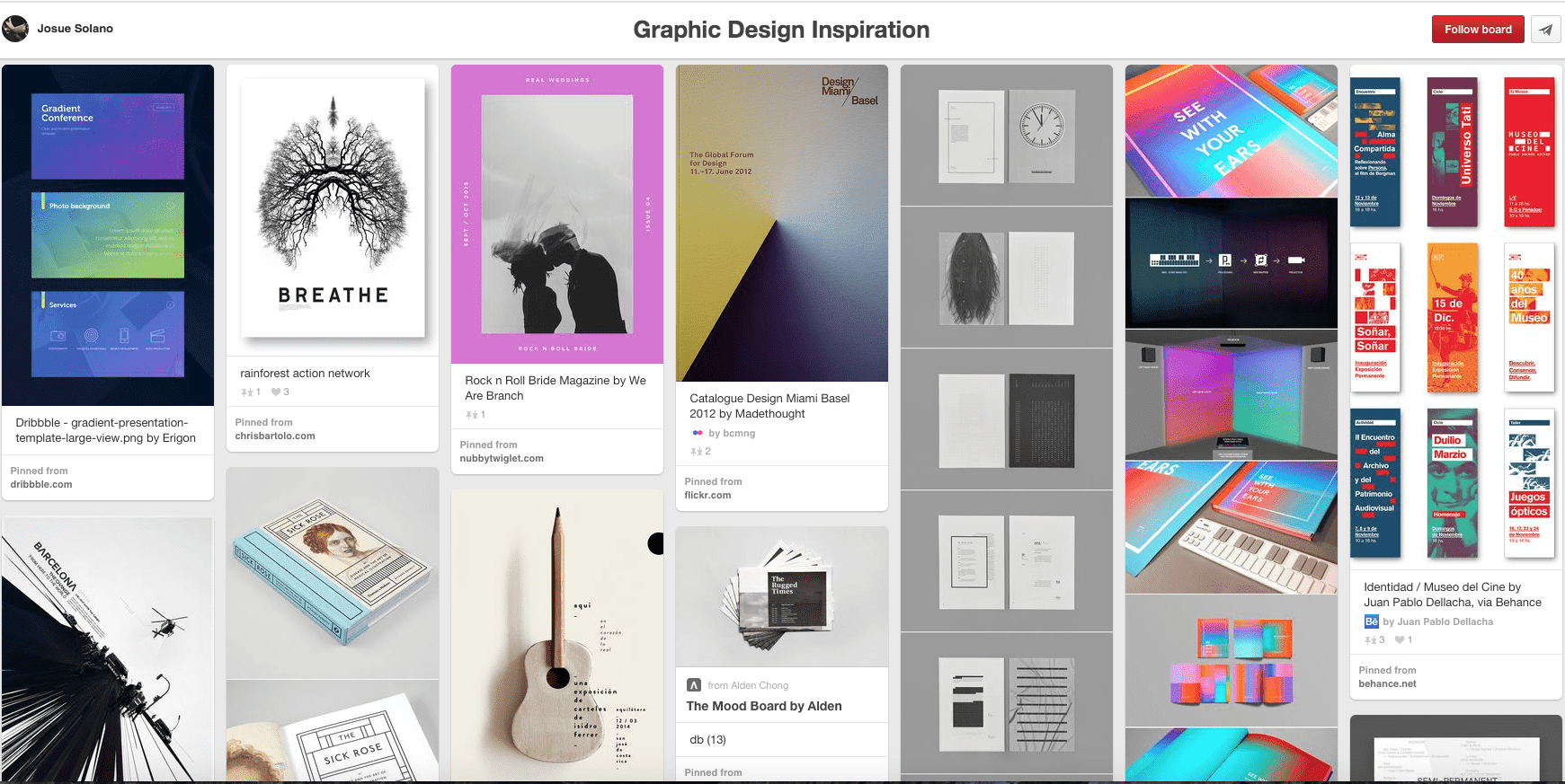 70 awesome design boards to follow on Pinterest