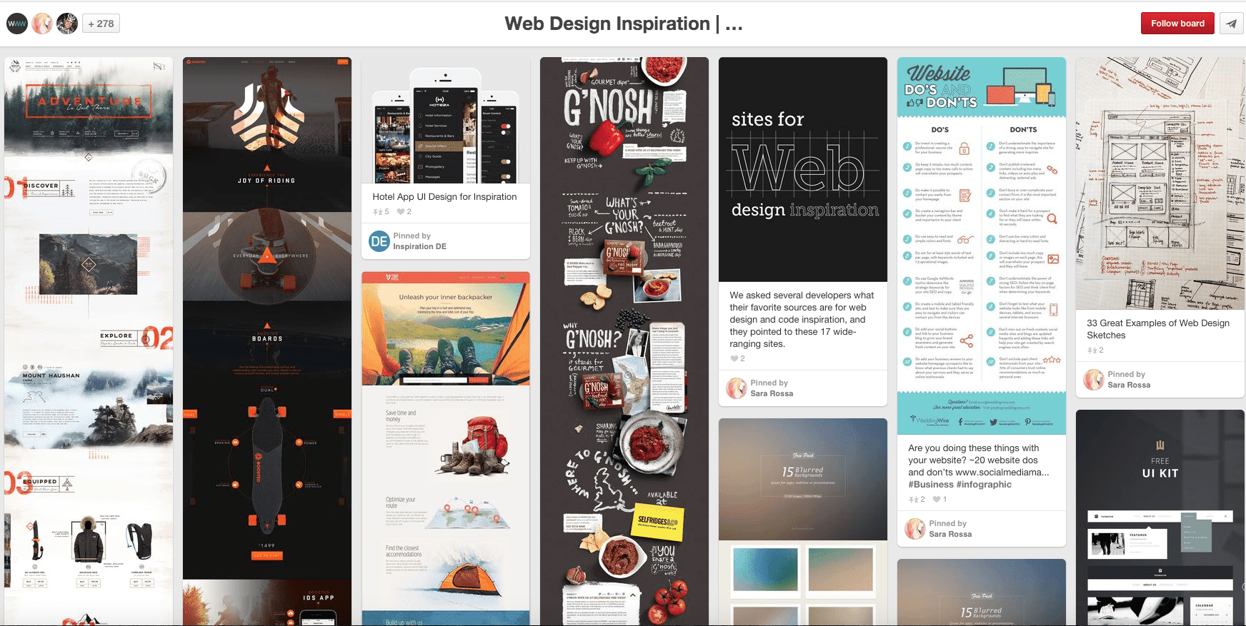 70 awesome design boards to follow on Pinterest