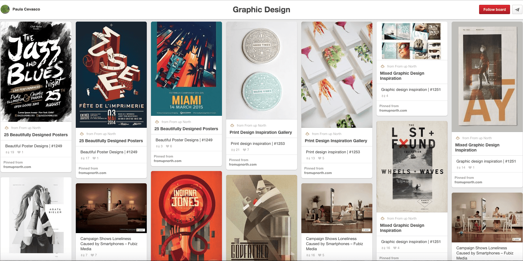 70 awesome design boards to follow on Pinterest