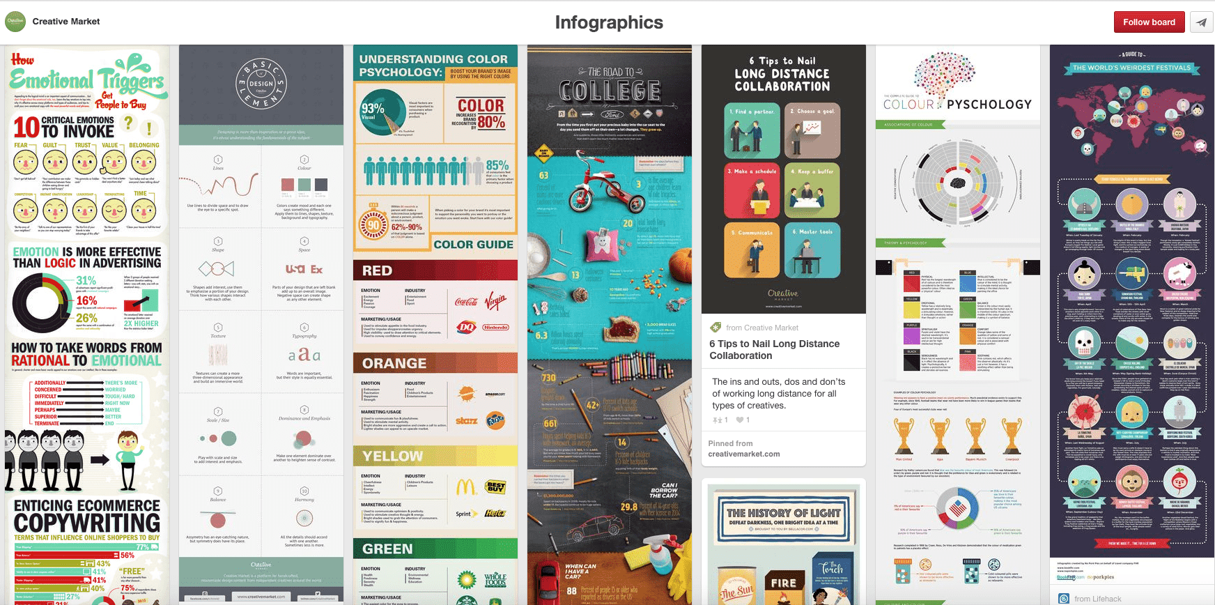 70 awesome design boards to follow on Pinterest