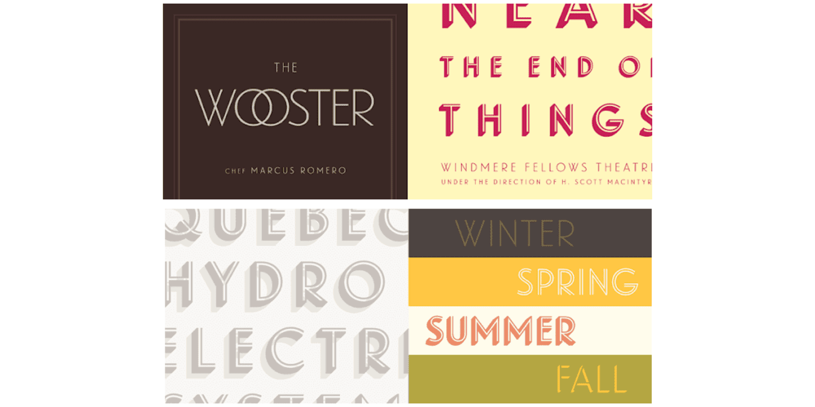 5 unique typefaces to try in your next design
