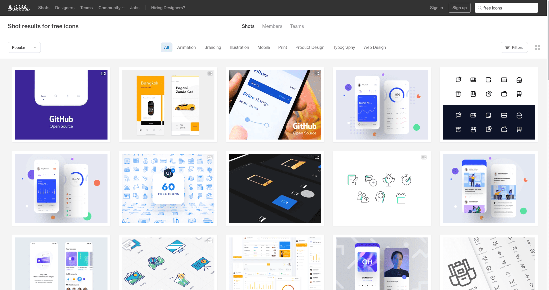 Where to find free icons to download | Canva