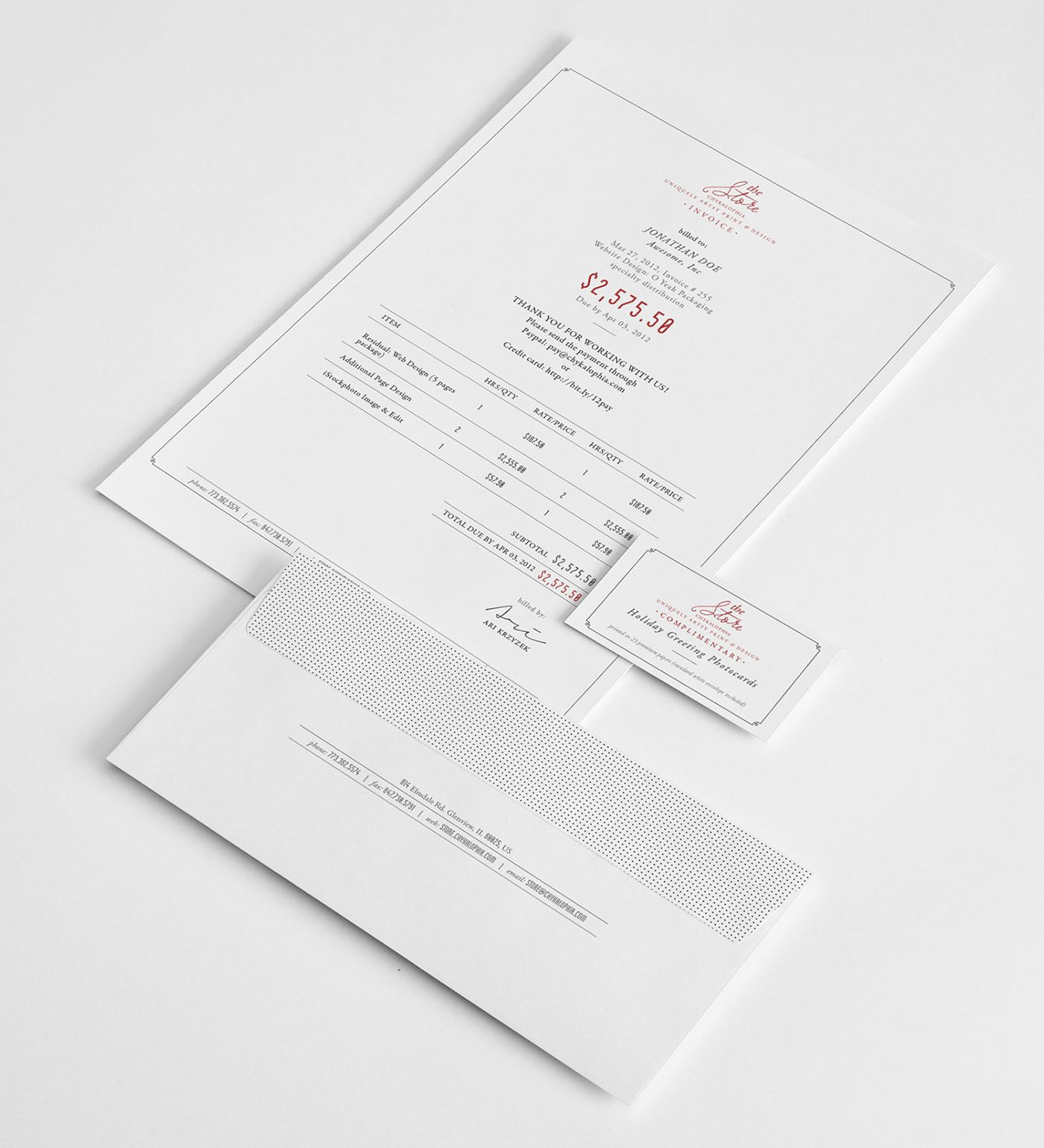 Invoice Design: 50 Examples To Inspire You