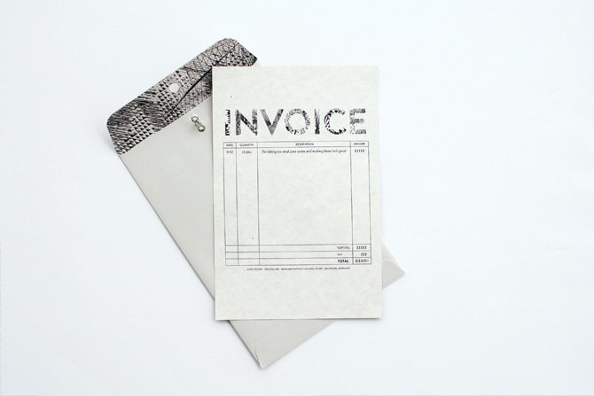 Invoice Design: 50 Examples To Inspire You