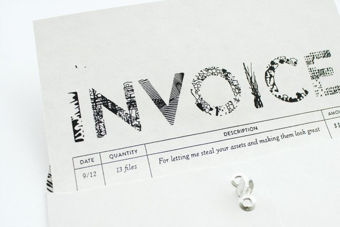 Invoice Design: 50 Examples To Inspire You