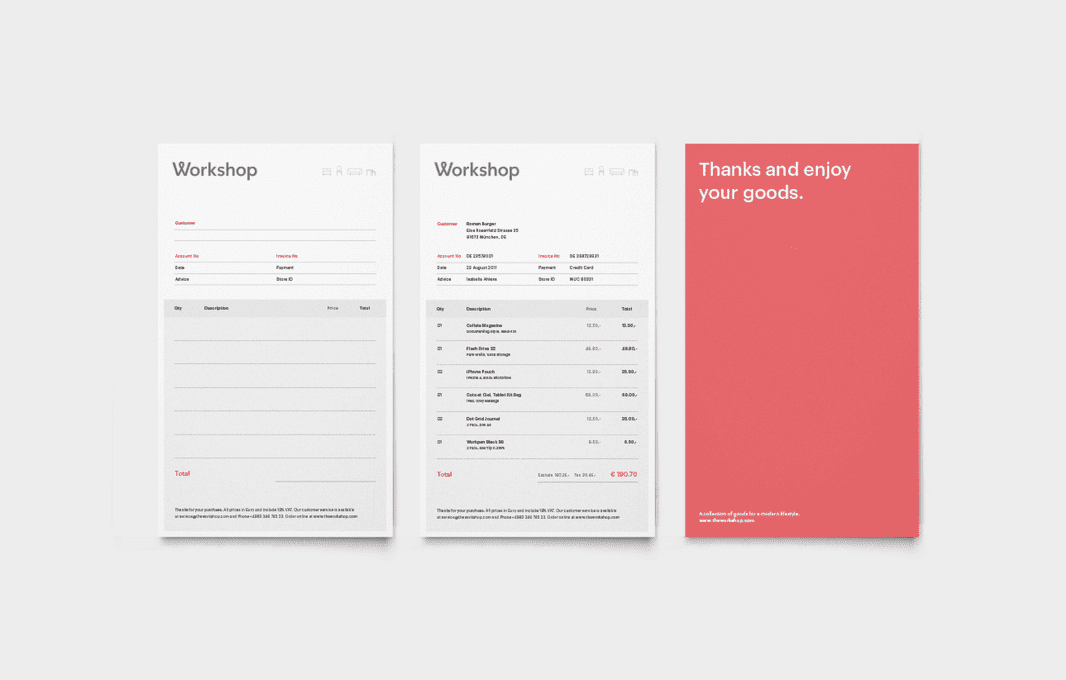 Invoice Design: 50 Examples To Inspire You