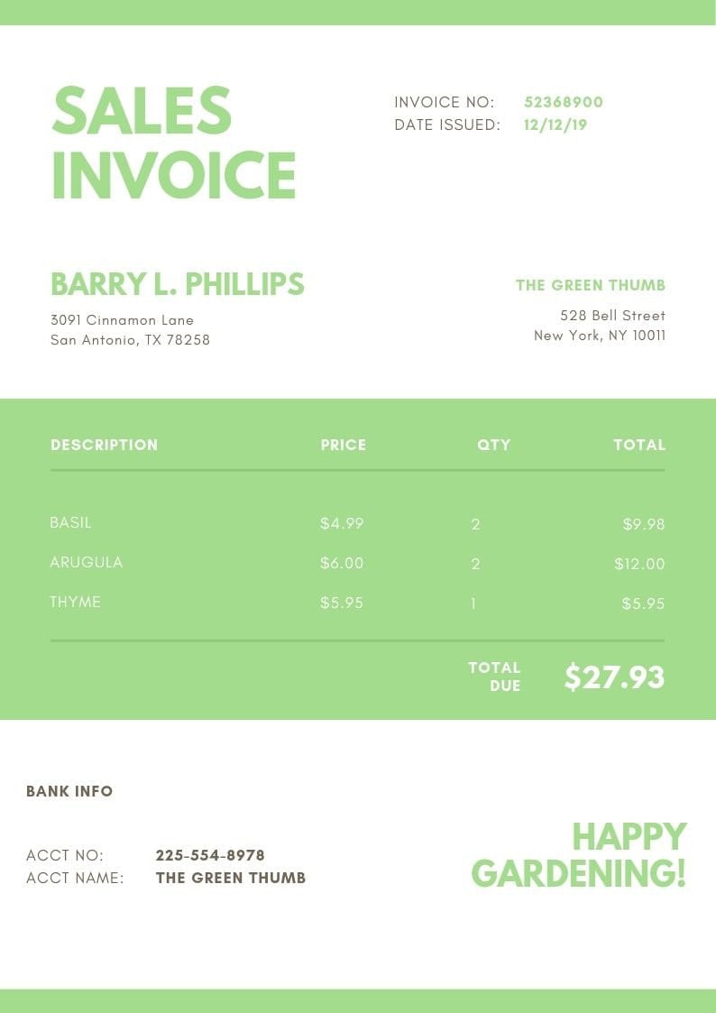 Invoice Design: 50 Examples To Inspire You