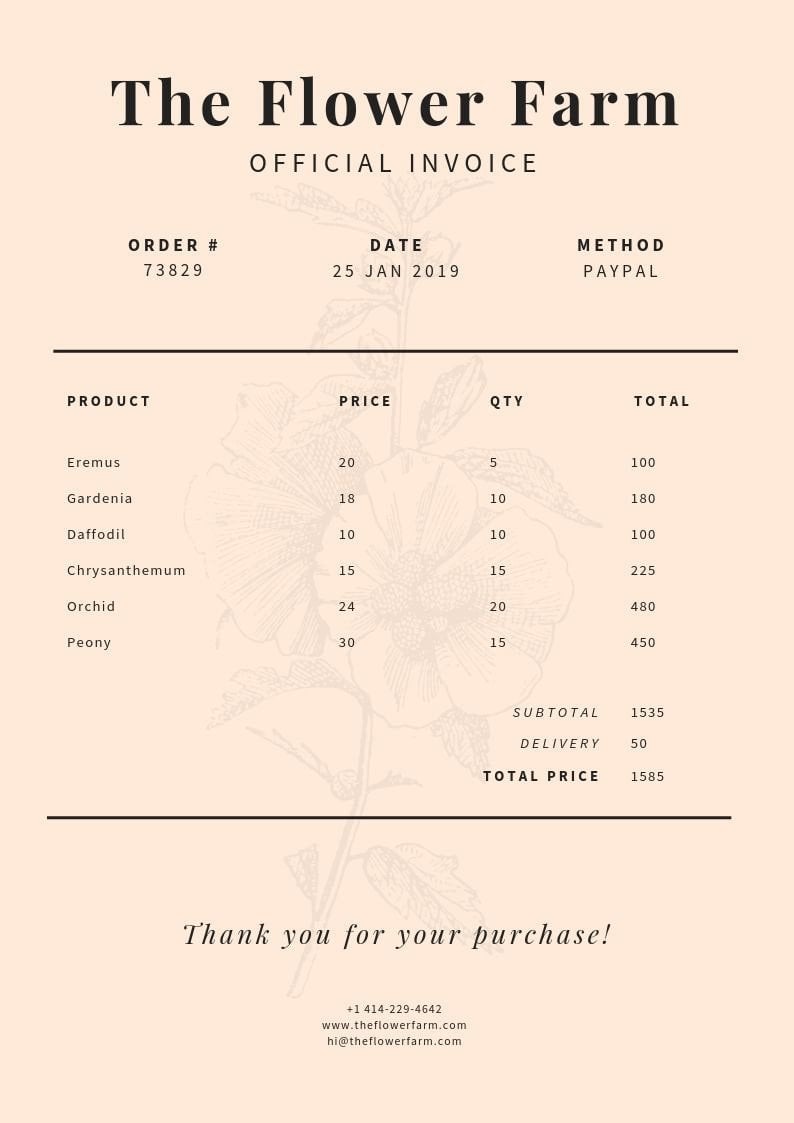 Invoice Design: 50 Examples To Inspire You