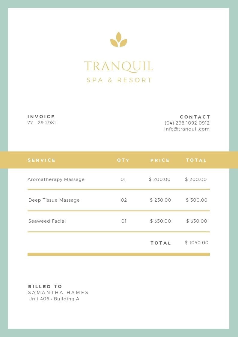 Invoice Design: 50 Examples To Inspire You