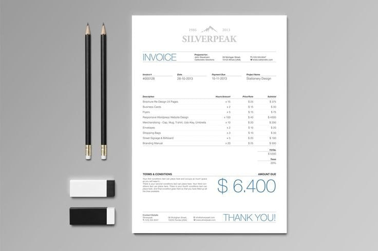 Invoice Design: 50 Examples To Inspire You