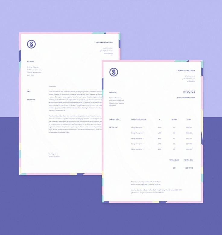 Invoice Design: 50 Examples To Inspire You
