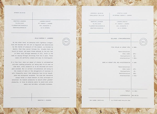 Invoice Design: 50 Examples To Inspire You