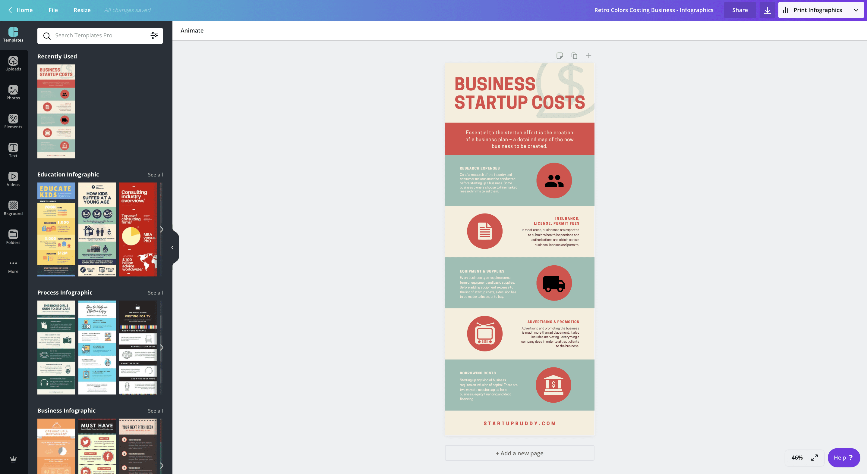 Canva Infographic Ideas