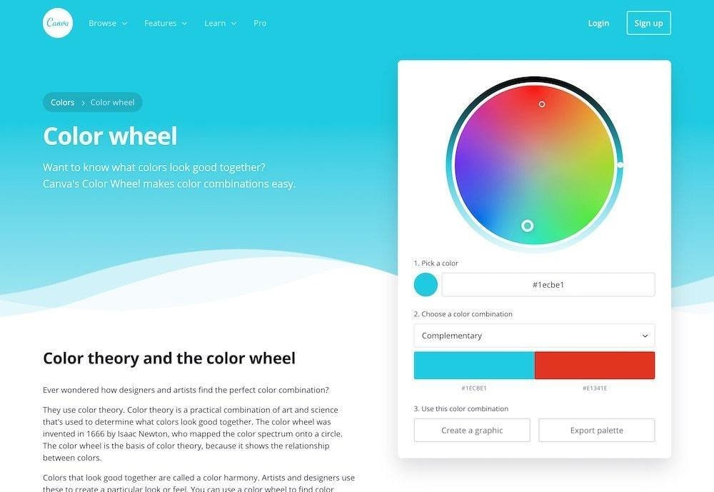 Designer-approved website color schemes