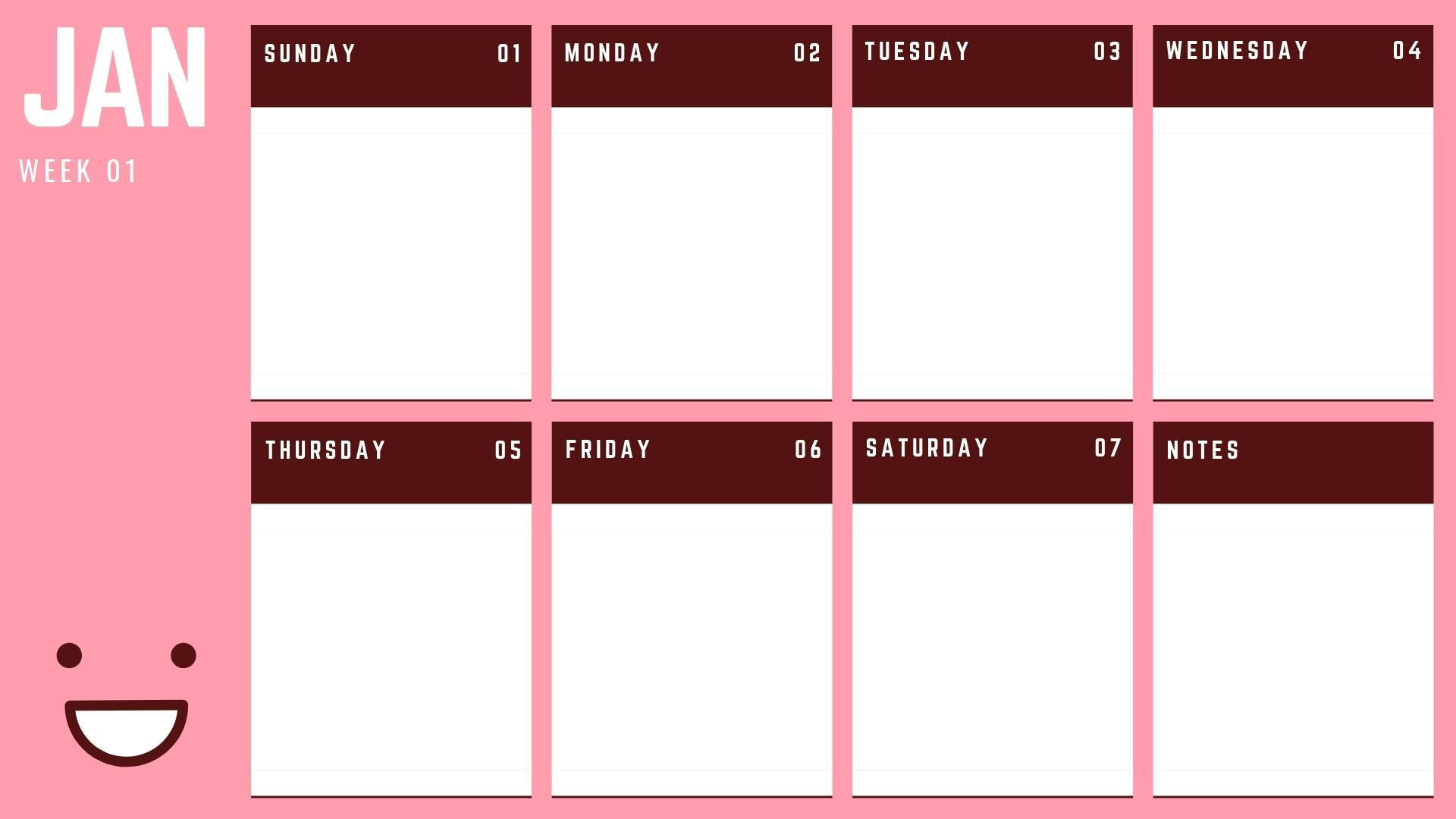 How to plan your weekly schedule