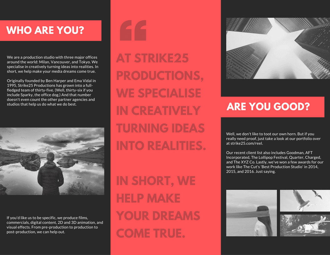 How To Create A Trifold Brochure Canva