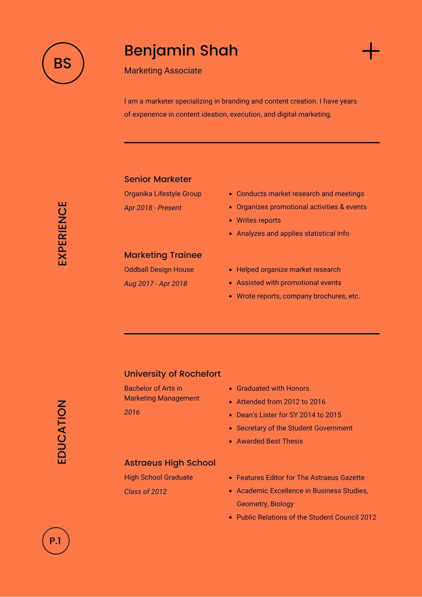 Resume trends 2020 | Canva