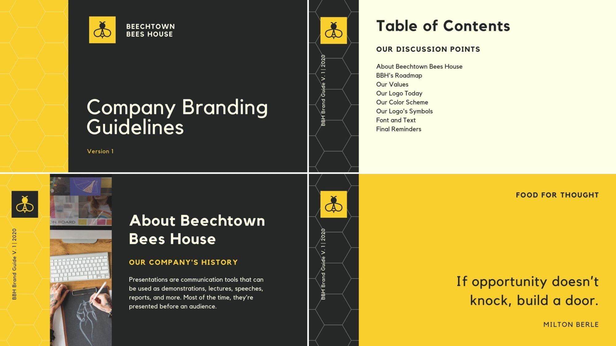 Create a visual style guide for your brand