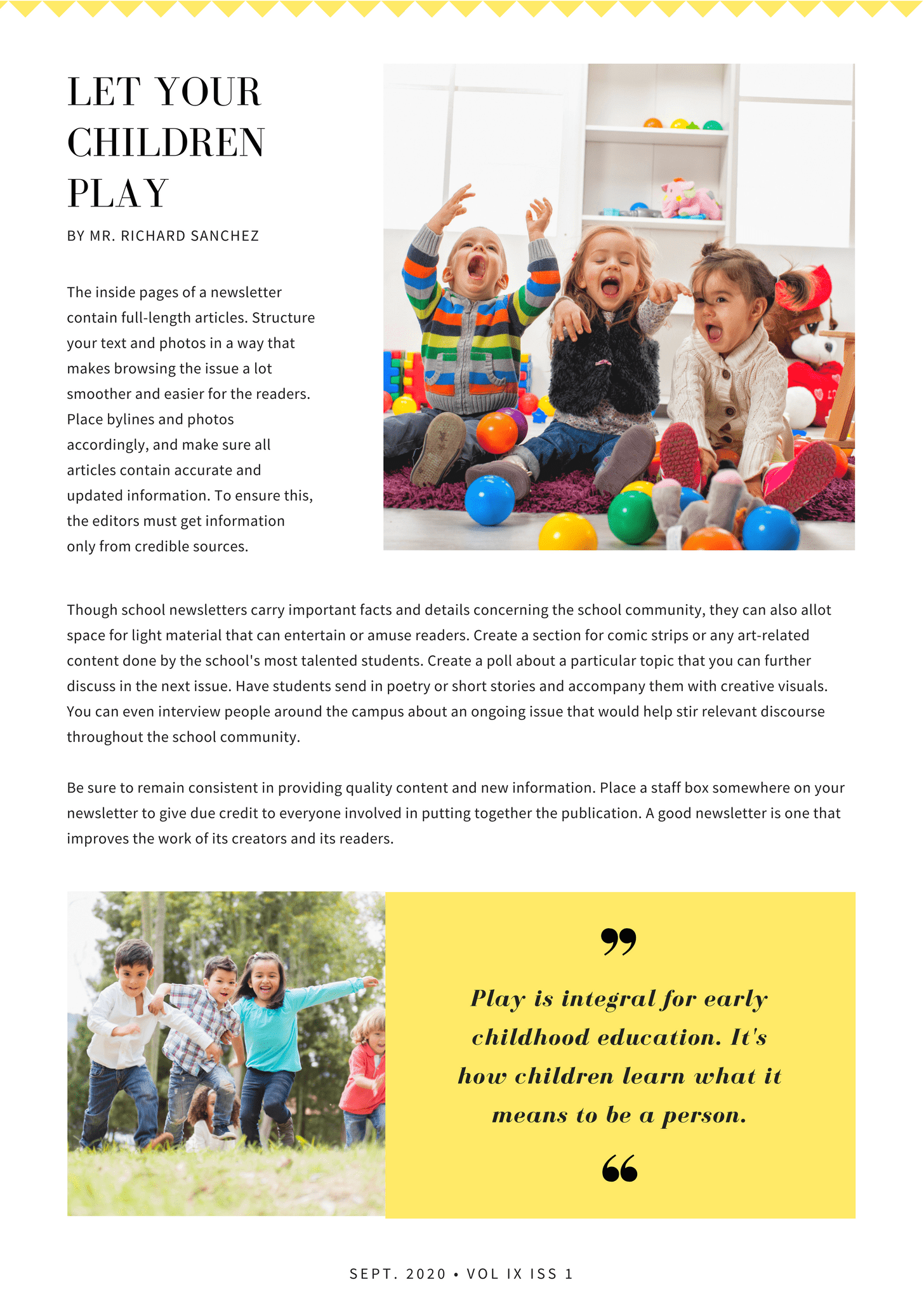 Keeping parents informed: Creating a classroom newsletter