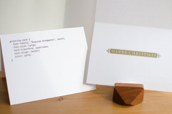 A stunning collection of 50 designer Christmas cards for your inspiration